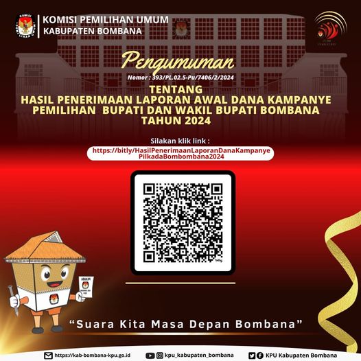 KPU Resmi Umumkan Laporan Awal Dana Kampanye Pilkada Bombana 2024 ... KPU Resmi Umumkan Laporan Awal Dana Kampanye Pilkada Bombana 2024 ...